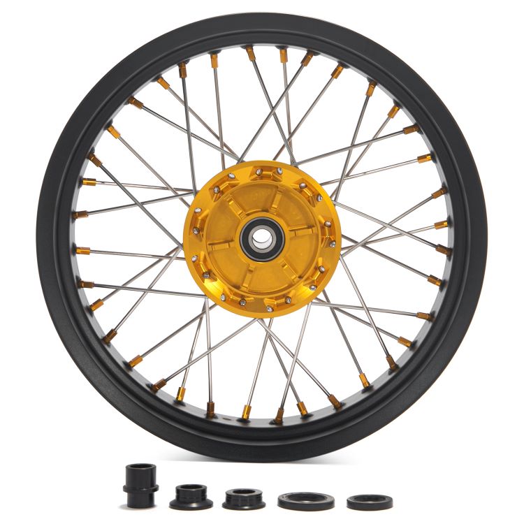 Aluminum 17" Front Rear Wheel Rim Hub Set for Suzuki DRZ400SM 2000-202 ...